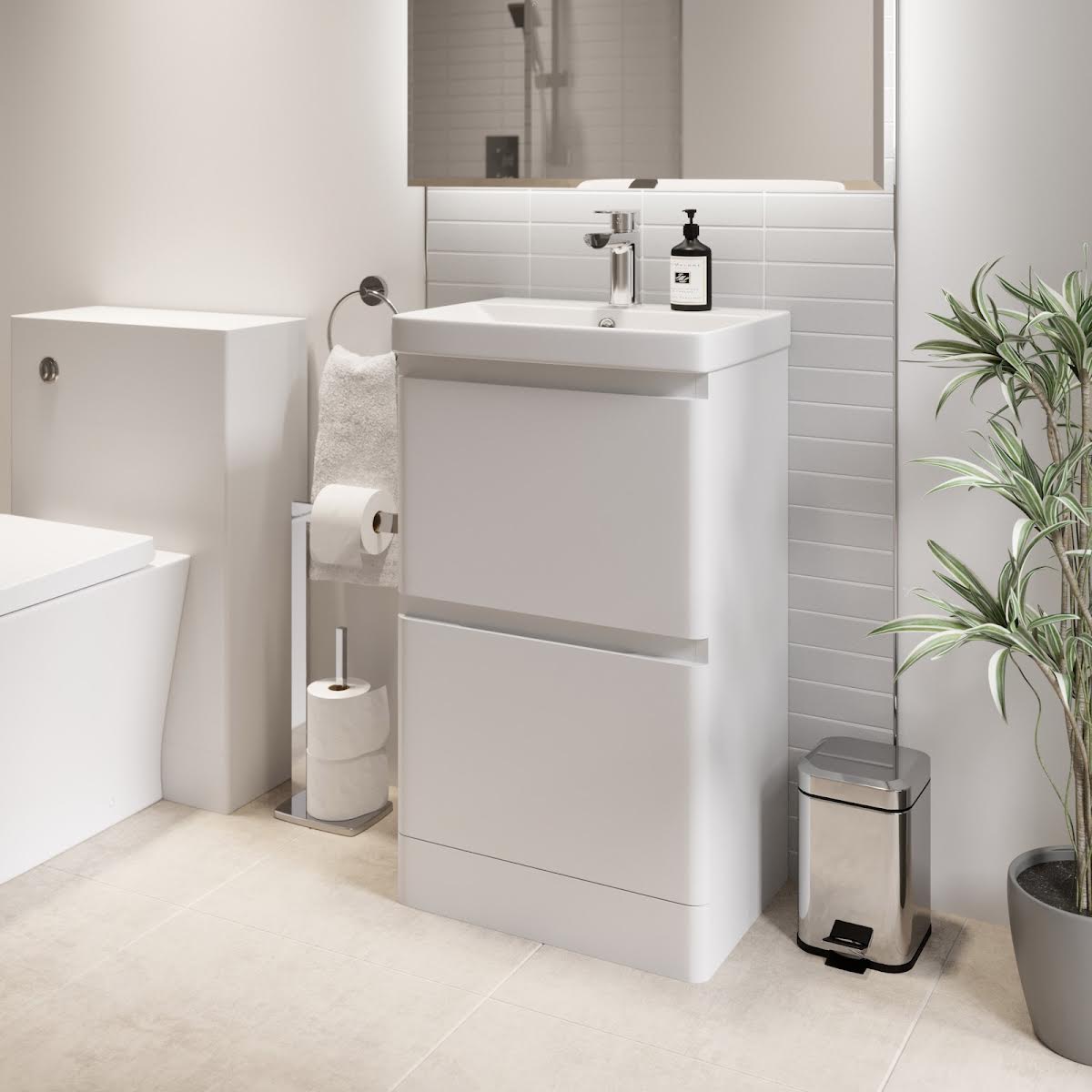 Freestanding Vanity Units - Plumbworld