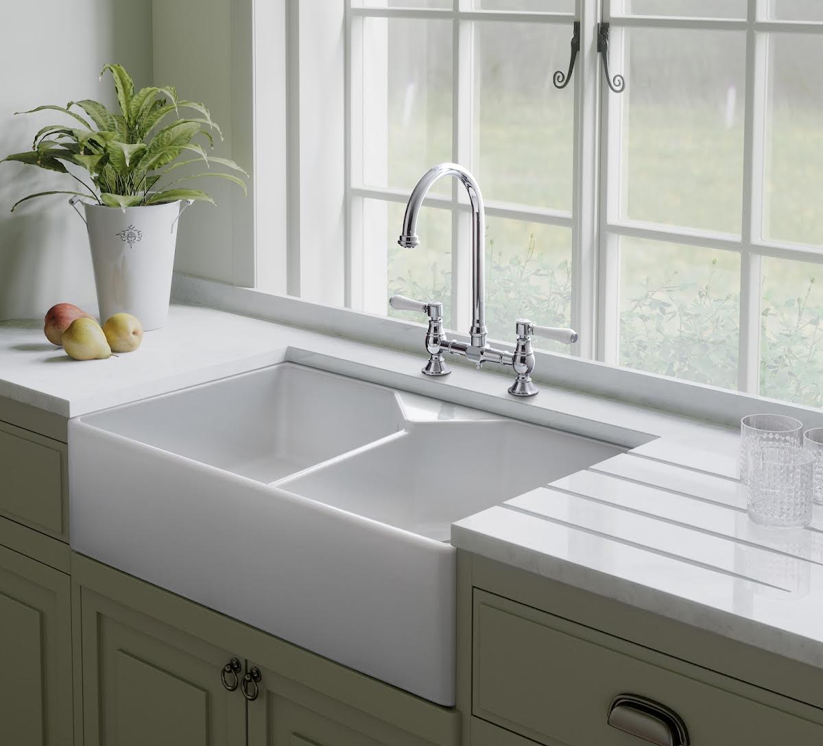 Ceramic Kitchen Sinks - Plumbworld