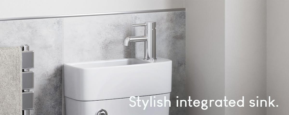 Essentials 2-in-1 Toilet and Sink - Closed Coupled Toilet