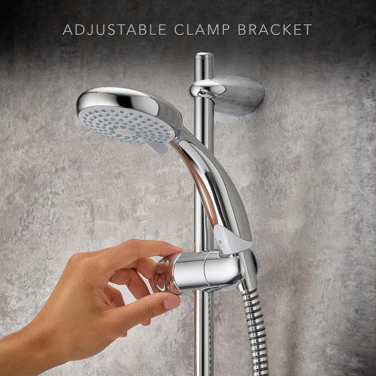 Mira Nectar Shower Fittings Kit + 1.25m Hose - Chrome