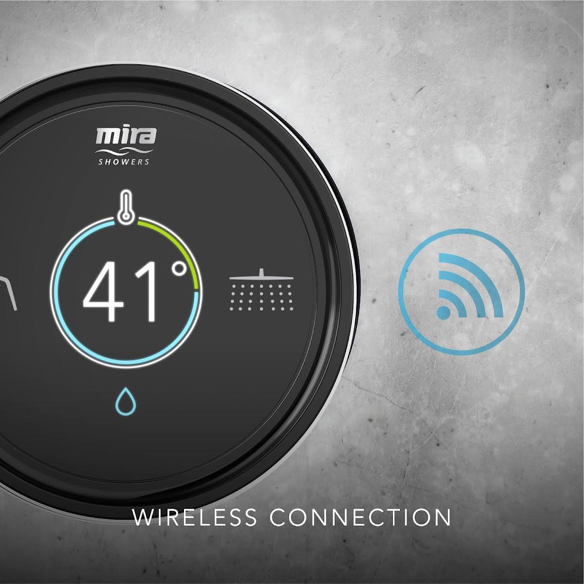 Mira Platinum Dual Ceiling Fed Wireless Digital - (HP/Combi)