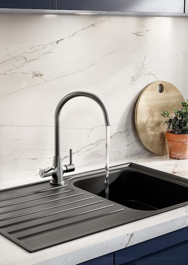 Bristan Monza Easyfit Kitchen Mixer Tap - Brushed - MZ SNK EF BN