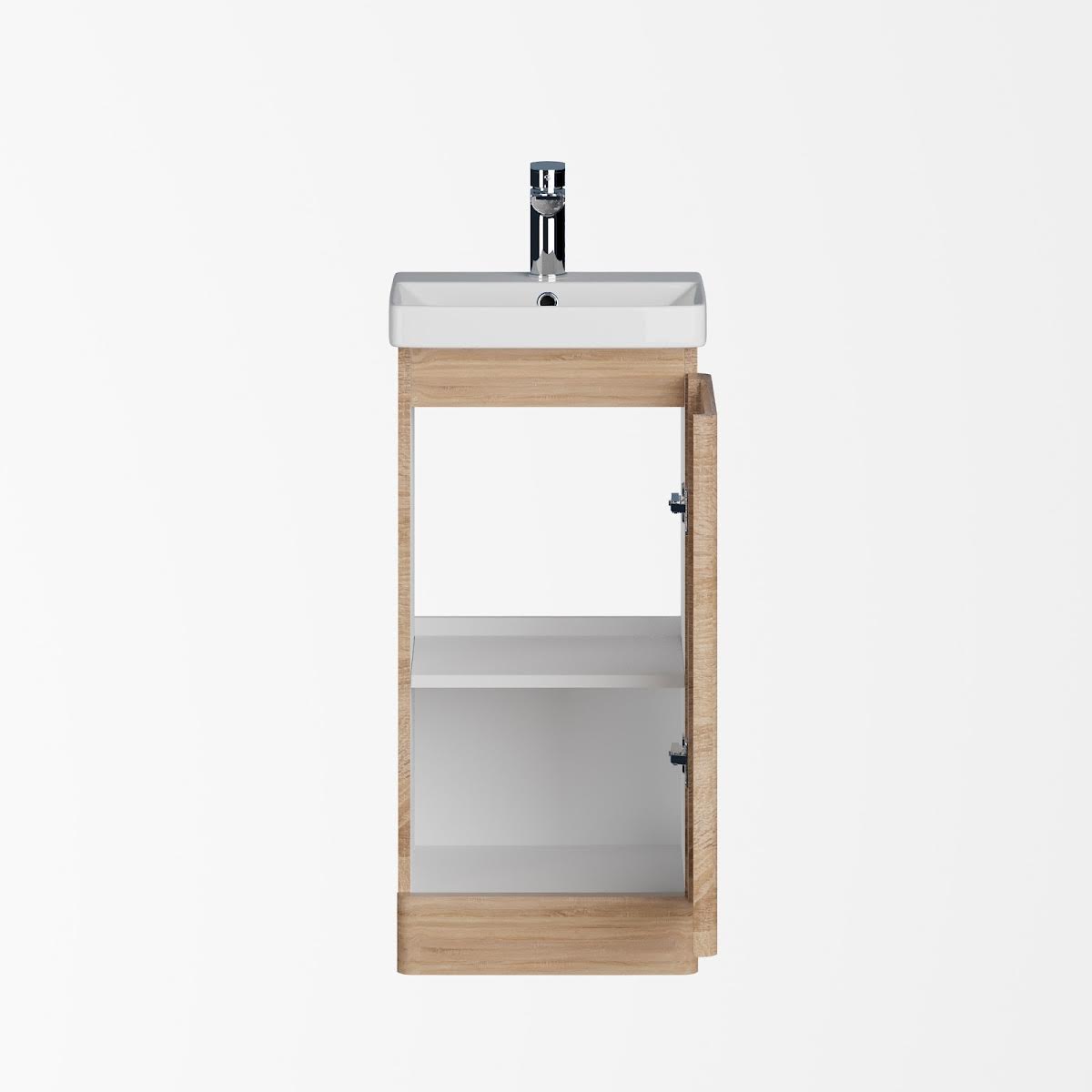 Regis Forma Wood Free Standing Vanity Unit & Basin - 400mm