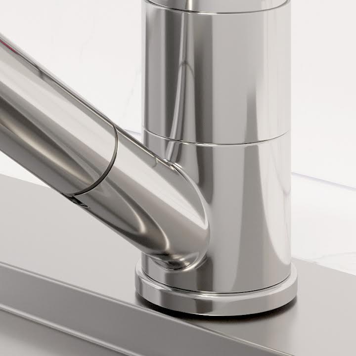 Essentials Pull Out Kitchen Tap - Single Lever Chrome