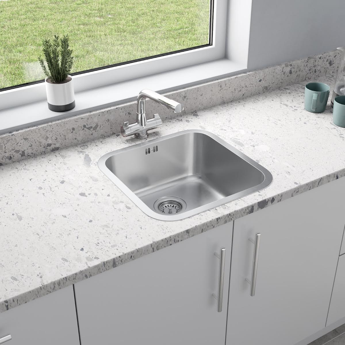 Undermount Stainless Steel Kitchen Sinks - Plumbworld