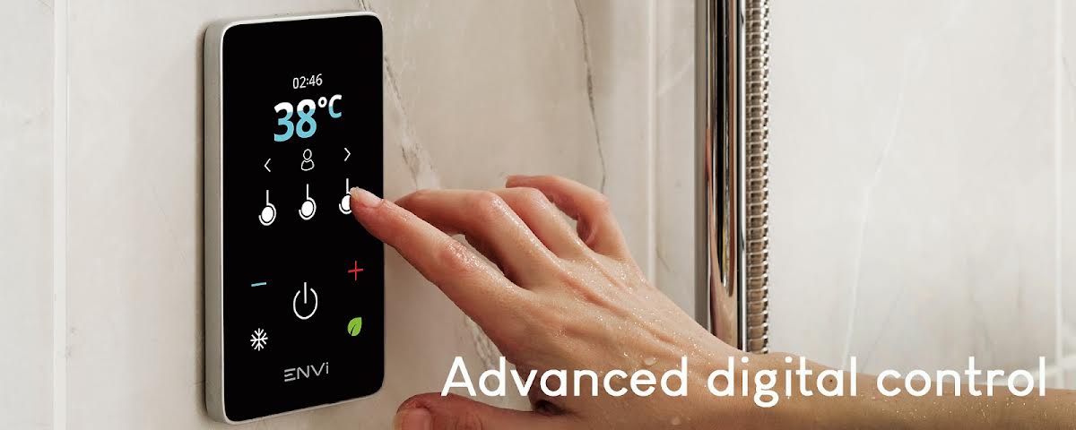 Triton ENVi® 10.5kW Ceiling Fed Electric Shower - Silver