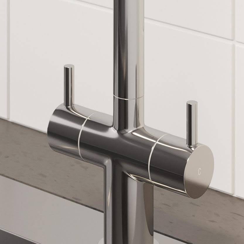 Sauber Lugano Kitchen Mixer Tap Chrome