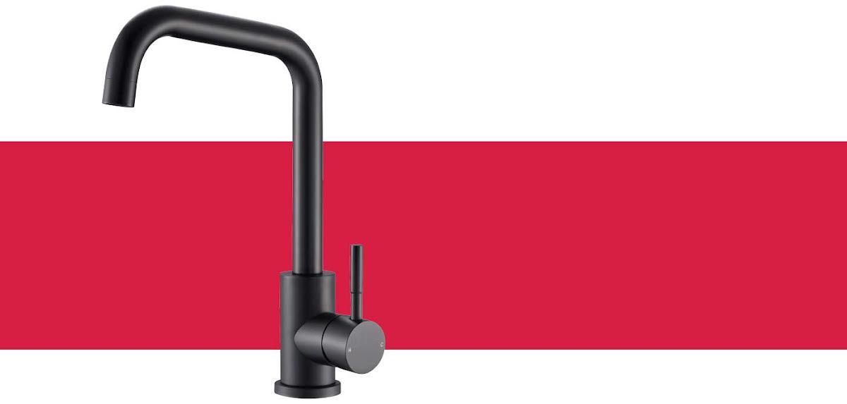 Reginox Nera Single Lever Kitchen Mixer Tap