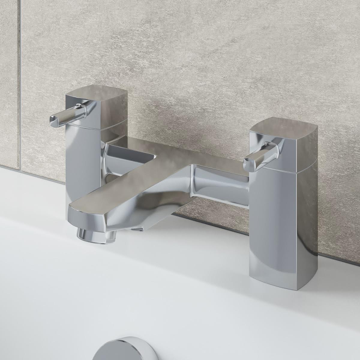 Architeckt Misa Basin Mixer Tap and Bath Mixer Tap Set