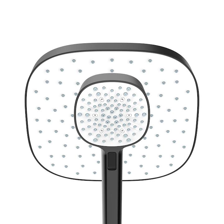 Mira Evoco Thermostatic Mixer Shower with Adjustable & Drencher Heads ...