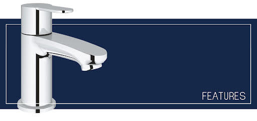 Grohe Eurostyle Cosmo Basin Pillar Tap 23039002