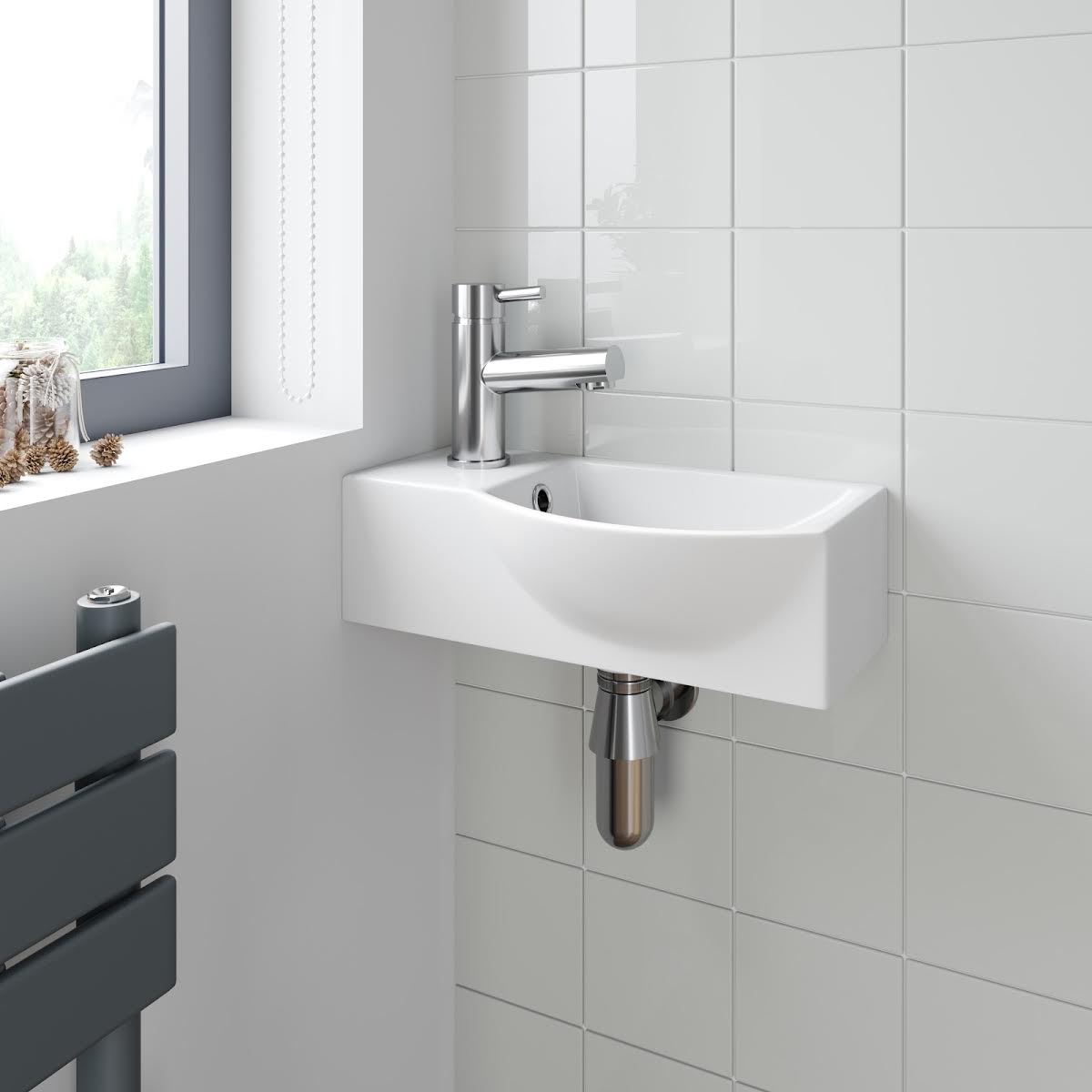 Small Cloakroom Basins - Plumbworld