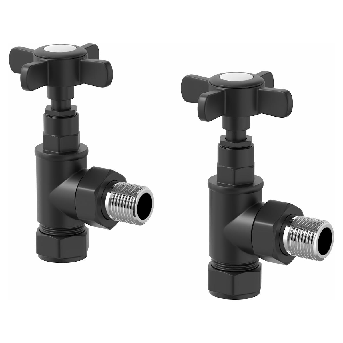 Angled Radiator Valves - Plumbworld