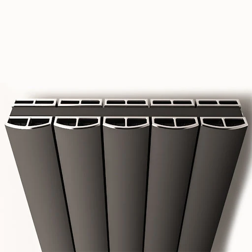 Solaro Aluminium Radiator Cover Cap Set 1230mm Chrome