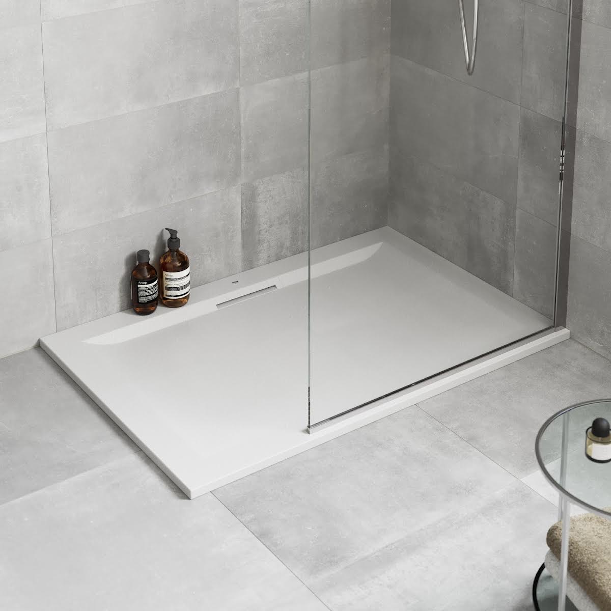 Mira Flight Level Stone Resin Non-Slip Shower Tray 1200x800mm
