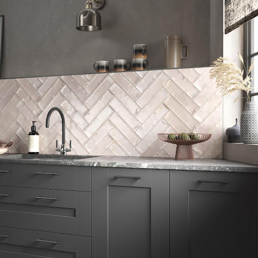 Amiata Aspire Rose Pink Ceramic Wall Tiles 75 x 300mm