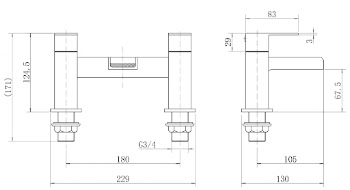 Complete Bathroom Suite L Shaped LH Bath Toilet Basin Taps Vanity Unit ...