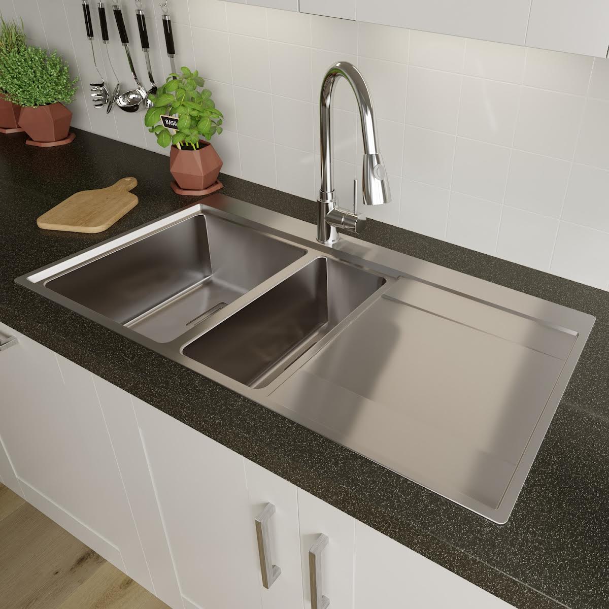 Stainless Steel Kitchen Sinks - Plumbworld