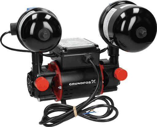 Grundfos STR2 2.0CN Twin Impeller Negative Head Shower Pump - 98