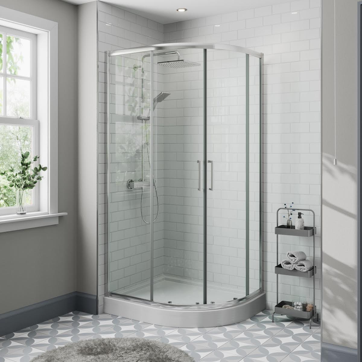 Offset Quadrant Shower Enclosures - Plumbworld