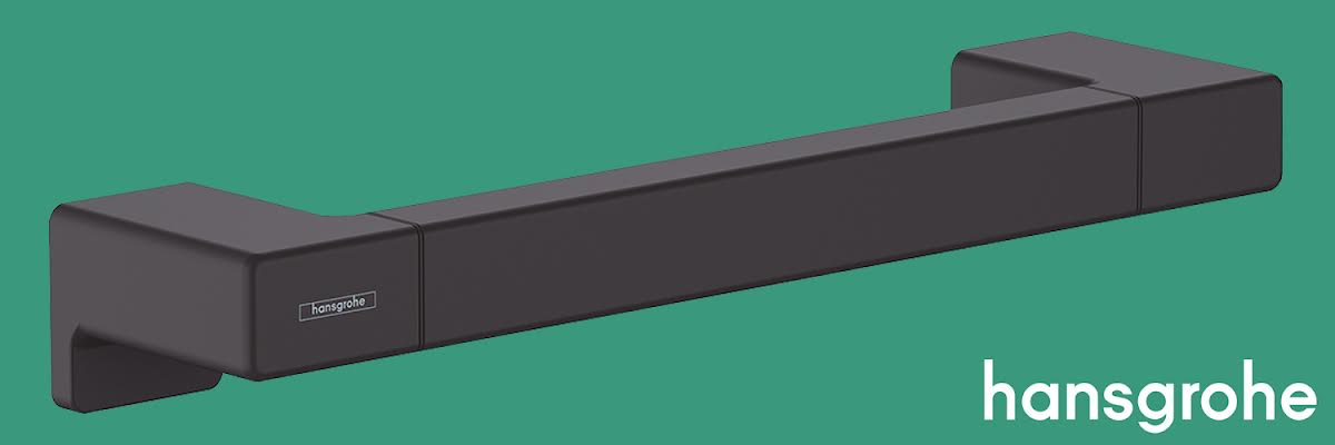 hansgrohe AddStoris Grab Bar 348mm Matt Black - 41744670