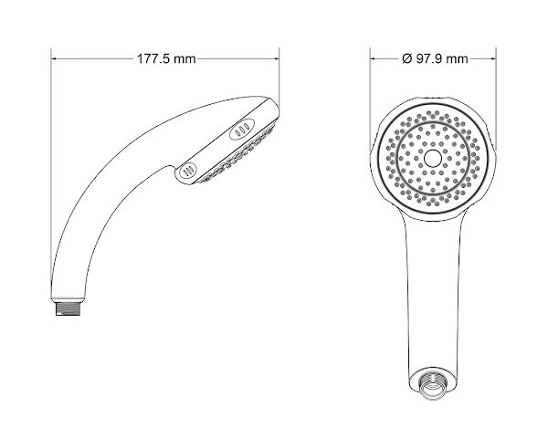 Mira Excel Thermostatic Mixer Shower EV (Exposed Valve) Chrome