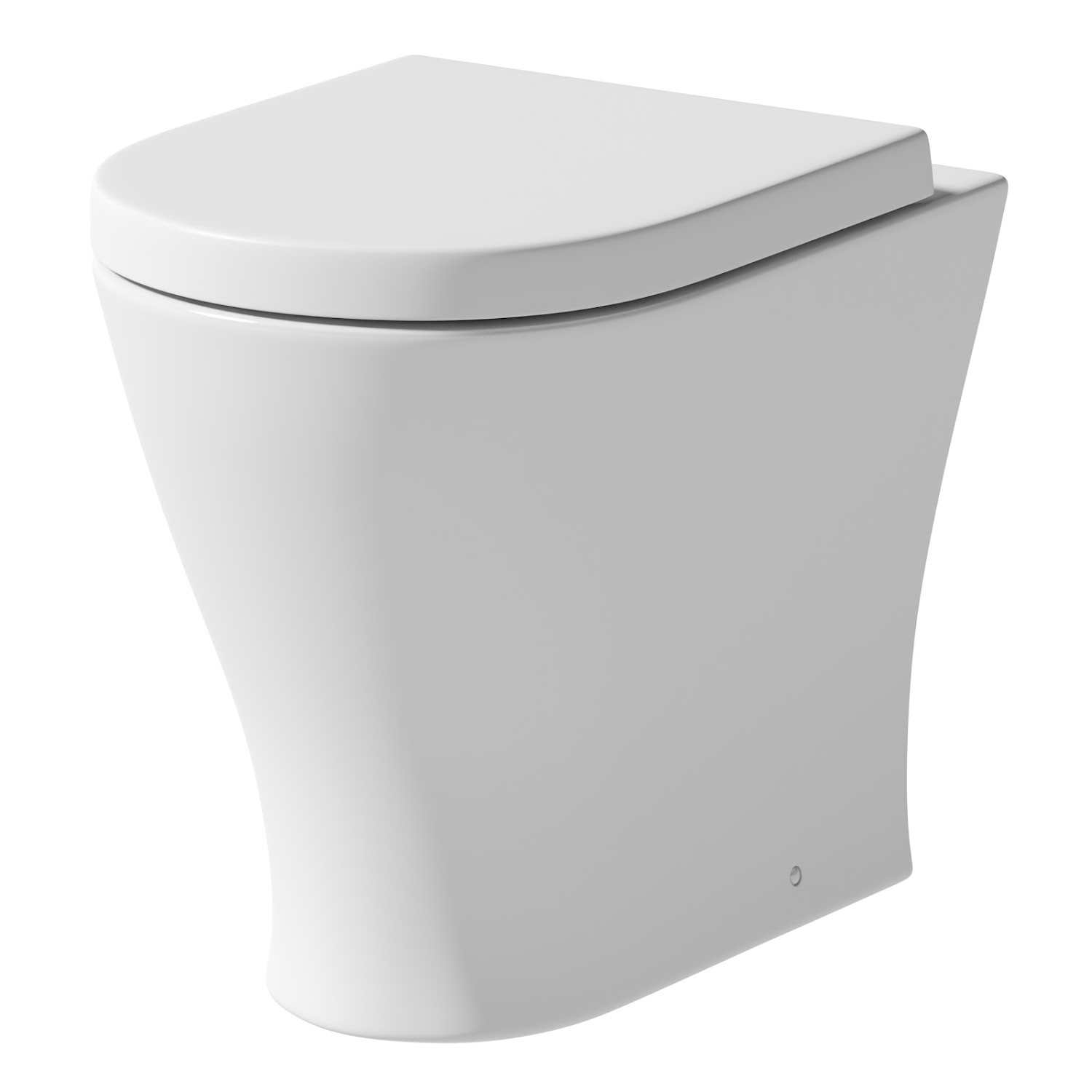 BTW Back to Wall Toilet Pan Concealed Cistern Unit 500mm Soft Close ...