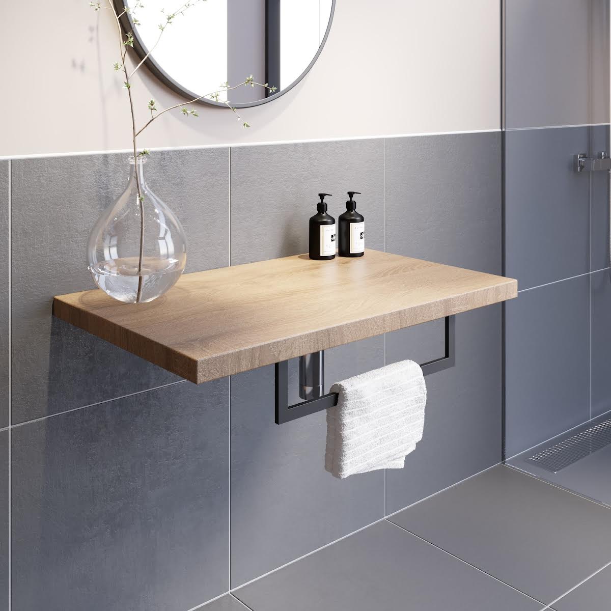 Floating Basin Shelves - Plumbworld