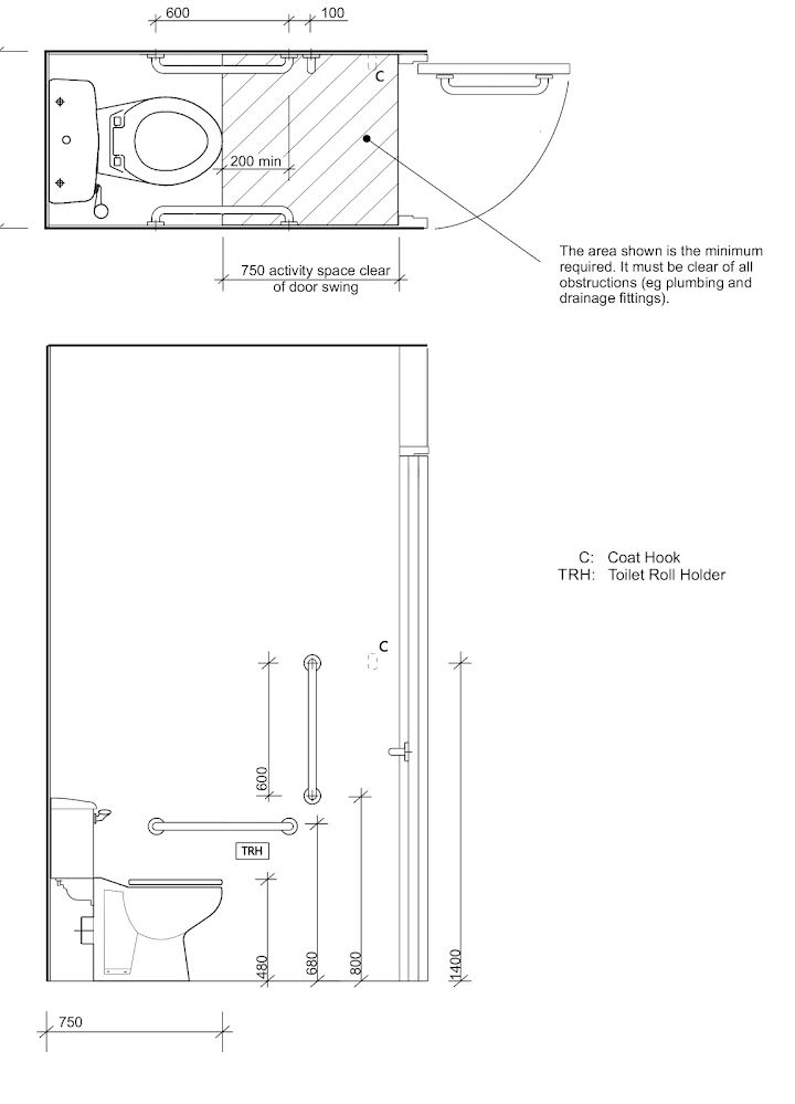 Twyford Avalon Doc M Close Coupled Rimless Toilet Pack - Blue - PK8160BE