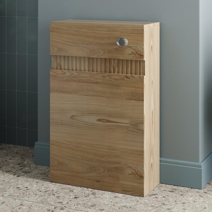 Artis Fluted Back to Wall Toilet Unit - Wood