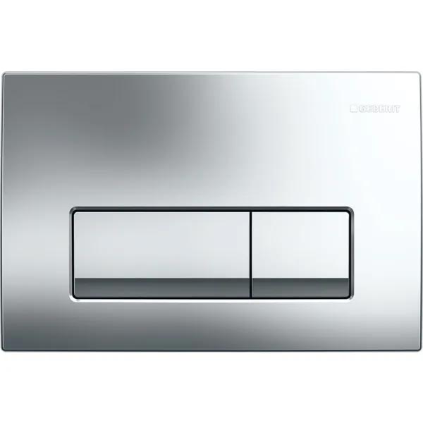 Geberit Delta50 Dual Flush Plate for Concealed Cisterns - Chrome
