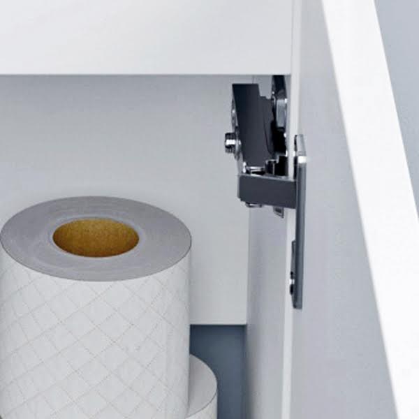 Alpine White Gloss Toilet & Vanity Unit with Basin - 1150mm