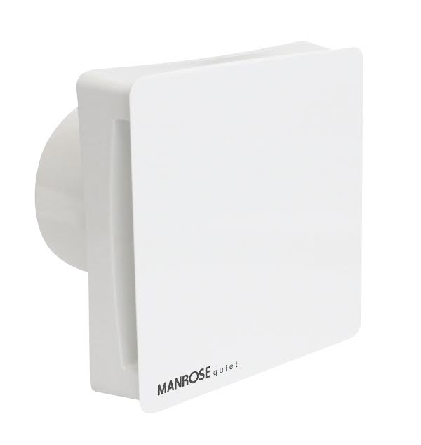 Manrose Quiet Timer and Humidistat Controlled 100mm Extractor Fan - CQF100H
