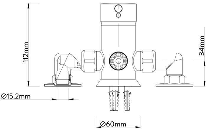 Gainsborough GSME Exposed Sequential Mixer Shower