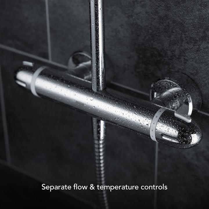 Mira Coda Pro ERD Thermostatic Bar Mixer Shower with Diverter