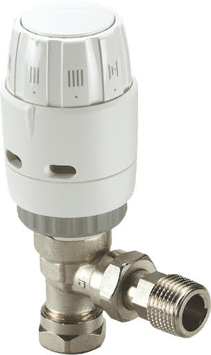 Danfoss 8-10mm Angled TRV Radiator Valve -RAS-C2