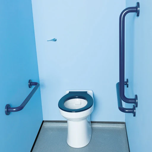 Twyford Avalon Doc M Back To Wall Rimless Toilet Pack - Blue - PK8170BE
