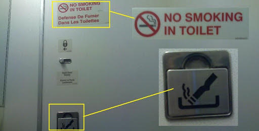 Today I Learned Why Airplane Bathrooms Still Have Ashtrays