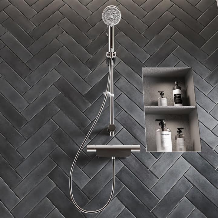 Aqualisa Midas 220 Thermostatic Mixer Shower with Adjustable Head