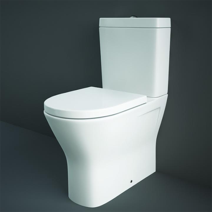 RAK Ceramics Resort Comfort Height Rimless Toilet & Seat RSTPAKMX