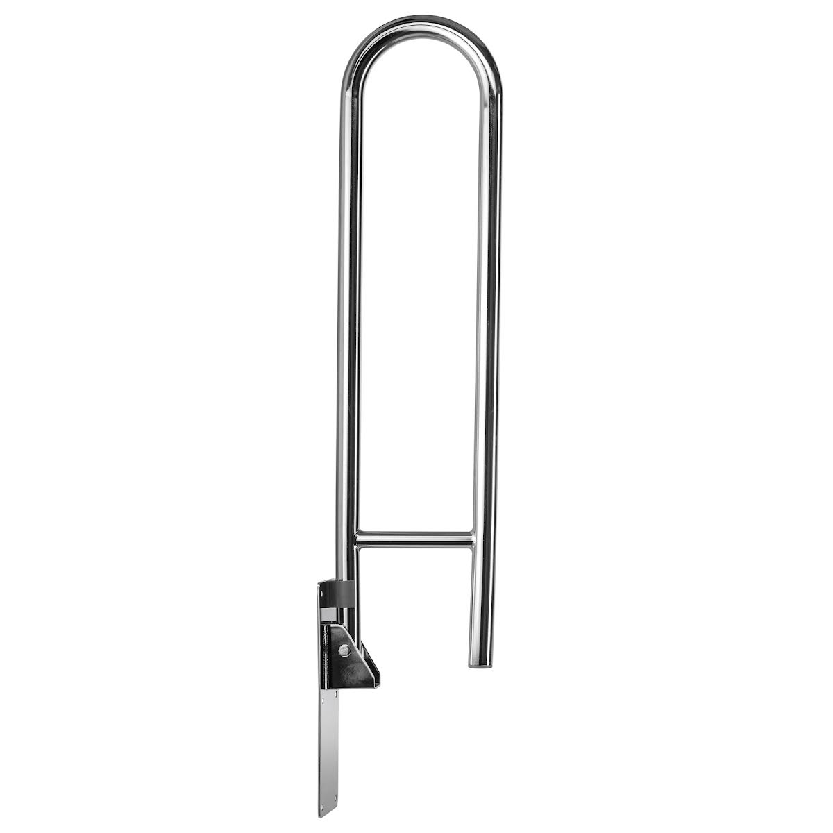 Croydex Stainless Steel Fold Away Hand Rail in Chrome