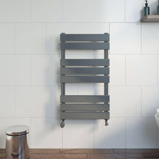 DuraTherm Flat Panel Heated Towel Radiator Anthracite 800x450mm