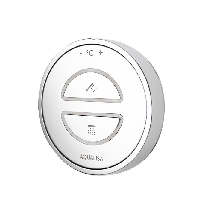 Aqualisa Unity Q Digital Shower Dual Wall Concealed Chrome Twin ...