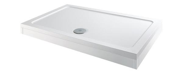 Luxura Sliding Shower Enclosure 1000 x 800mm with Tray