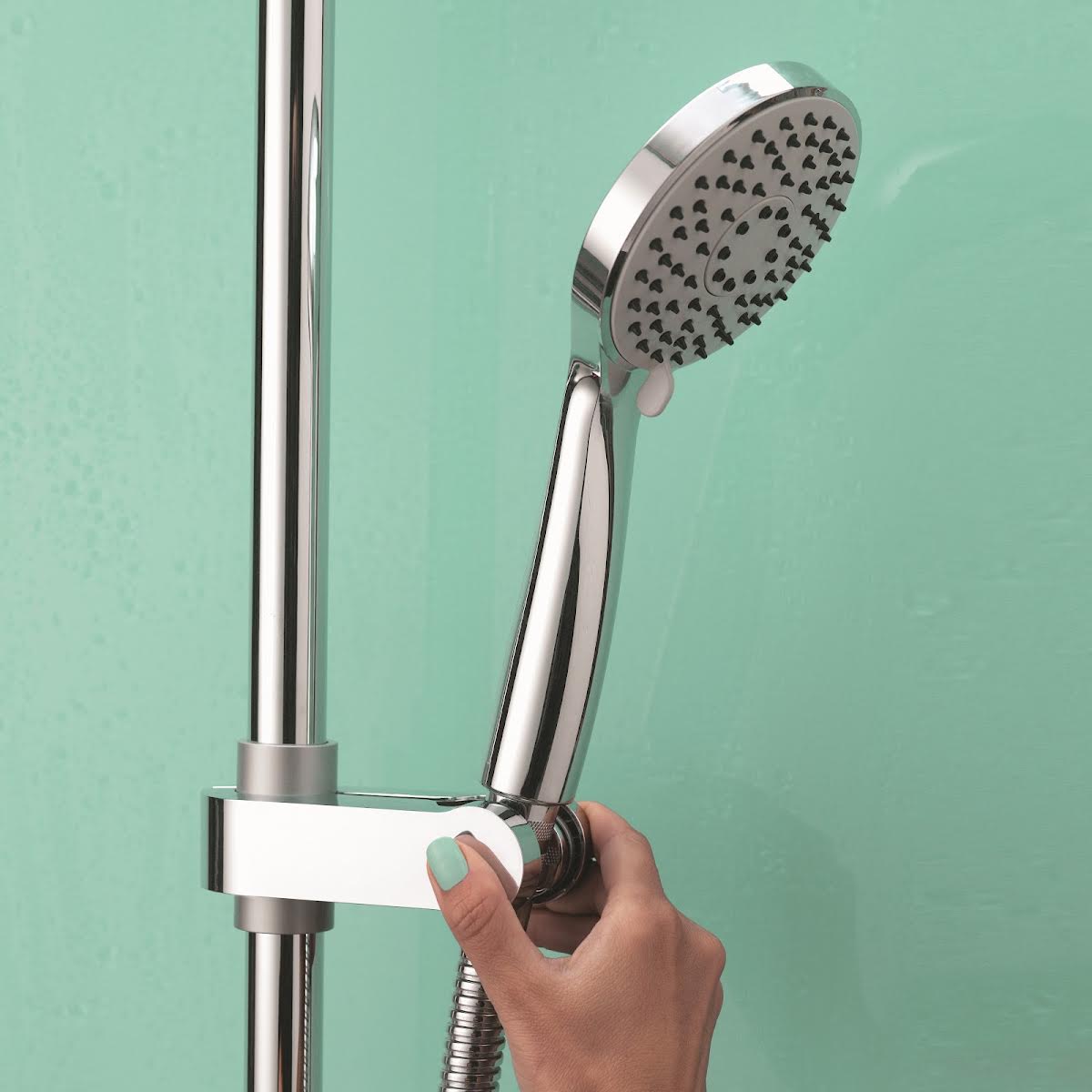 Aqualisa Midas 220 Thermostatic Shower Column with Adjustable and