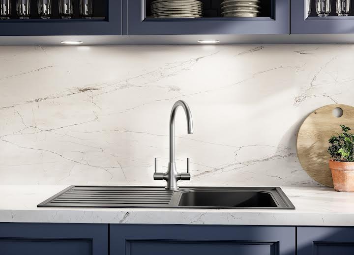 Bristan Monza Easyfit Kitchen Mixer Tap - Brushed - MZ SNK EF BN