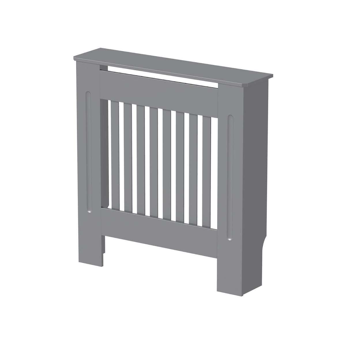 DuraTherm Dark Grey Radiator Cover Small Vertical Slat 780mm