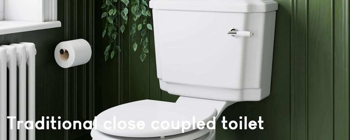 Park Lane Traditional Close Coupled Toilet & Basin Cloakroom Suite ...