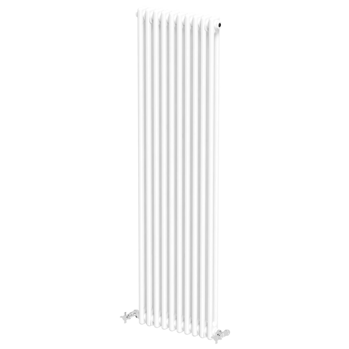 Park Lane Vertical Double Column Radiator - White 1600 x 470mm