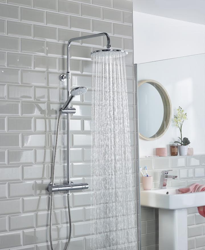 Bristan Buzz2 Bar Mixer Shower with Dual Shower Heads